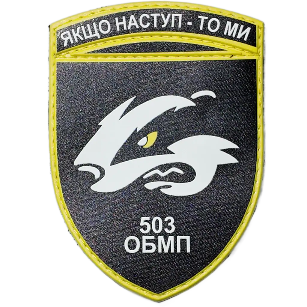Buy 503rd Separate Marine Battalion Patch 7x8cm PVC Insignia